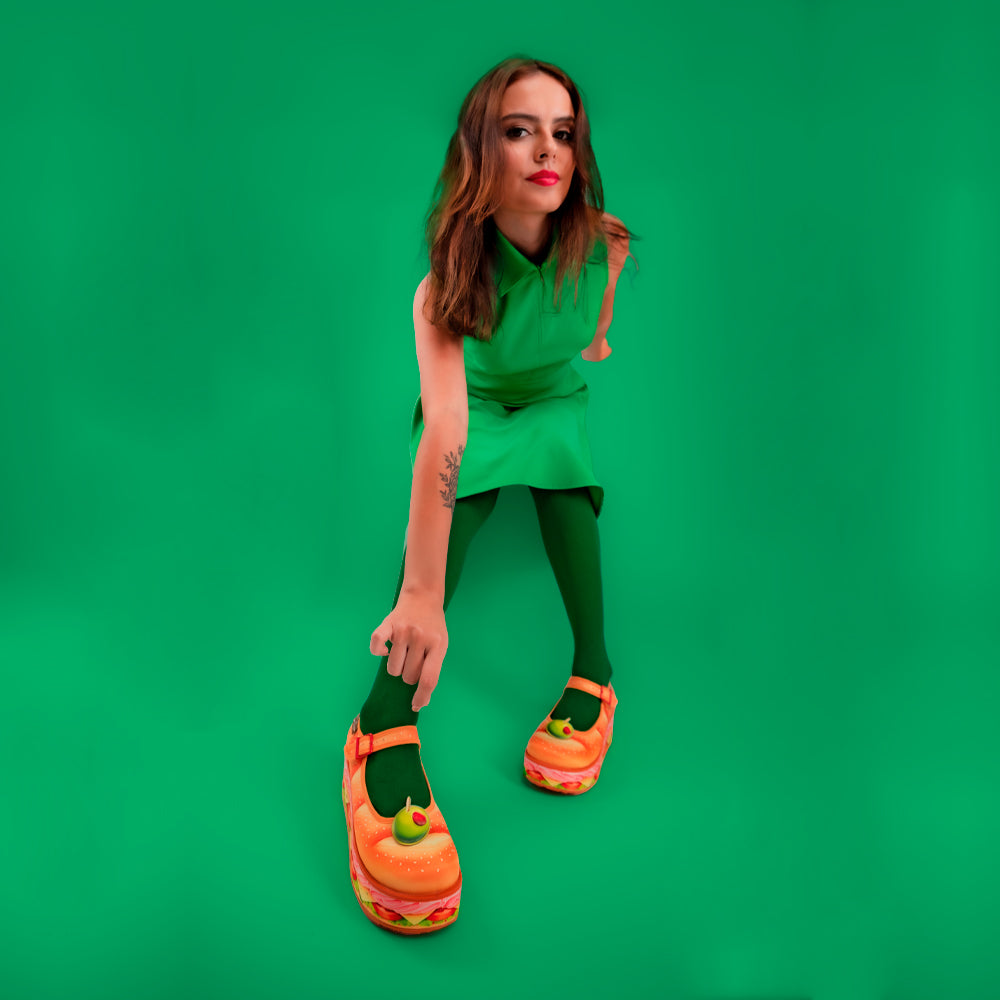 Chocolaticas® Footlong Women's Mary Jane Platform – Hot Chocolate Design